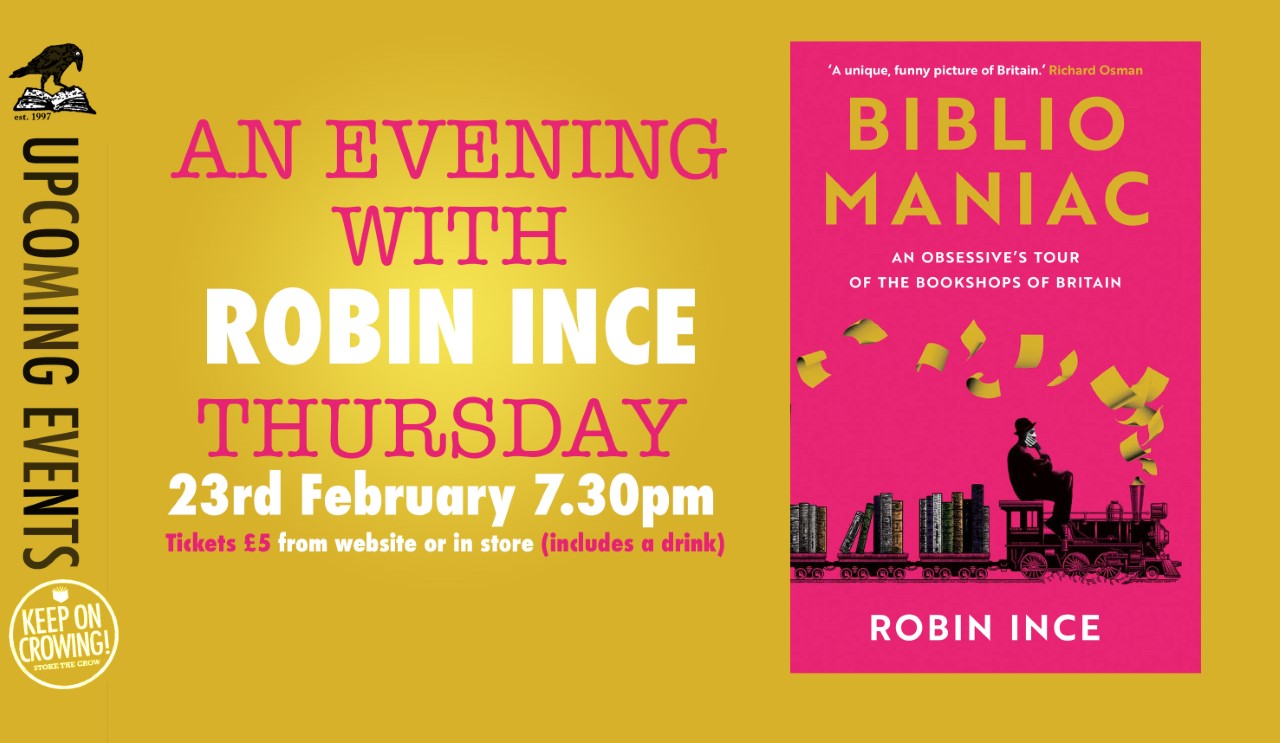 An evening with Robin Ince - The Bookseller Crow